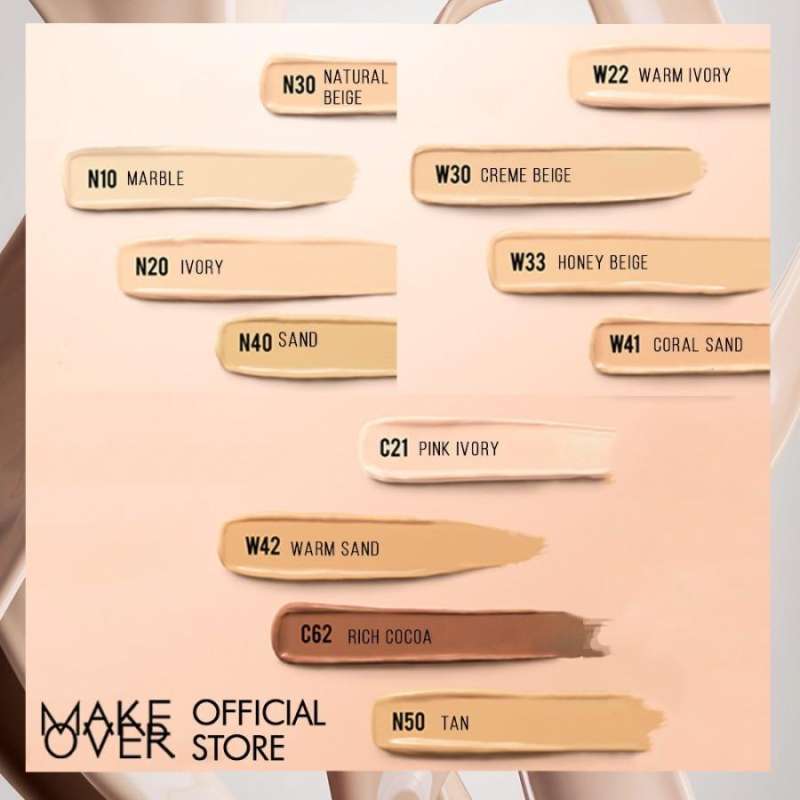 Jual Make Over Powerstay Weightless Liquid Foundation - N30 Nat Beige ...