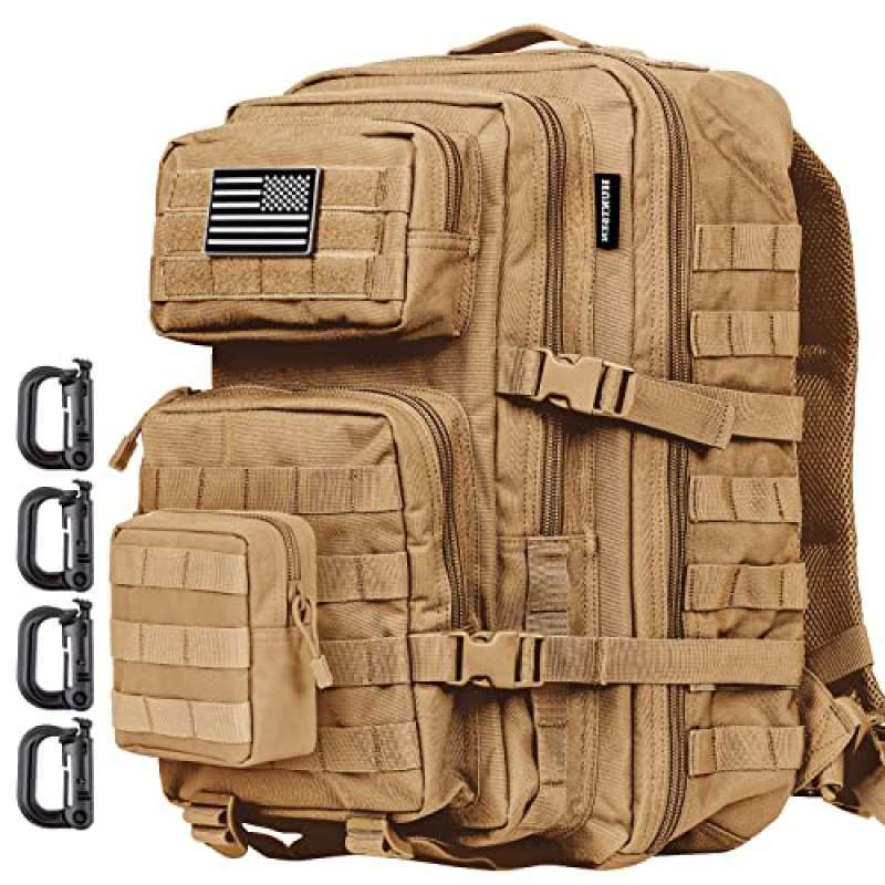 Jual HUNTSEN 45L Military Tactical Backpack Large Army 3 Day Assault ...