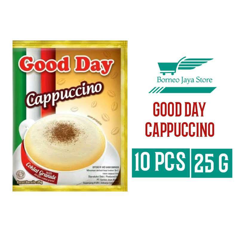 Jual kopi good day cappuccino isi 10 sachet di Seller Borneo Jaya Store ...