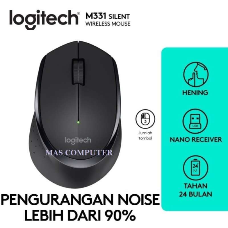 Promo Mouse Logitech M331 Silent/Mouse Wireless Logitech M331 Silent ...