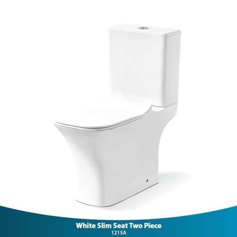 Jual Tidy 1215A White Slim Seat 1 Piece Toilet - Kloset Monoblok DUDUK ...