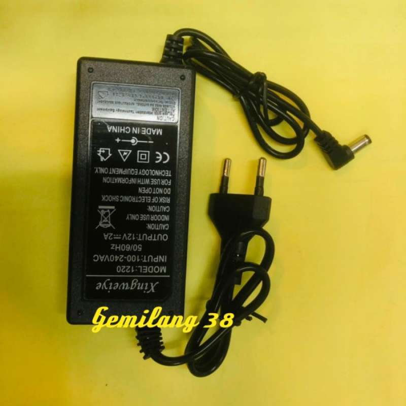 Promo Switching Adaptor 12V 2A with BUILD IN Cable Power AC Diskon 5% ...