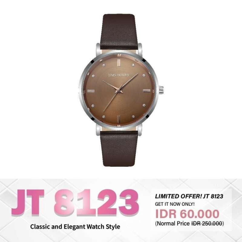 Jual JAM TANGAN 8123 ANNIVERSARY JIMS HONEY di Seller Jimshoney Supply ...