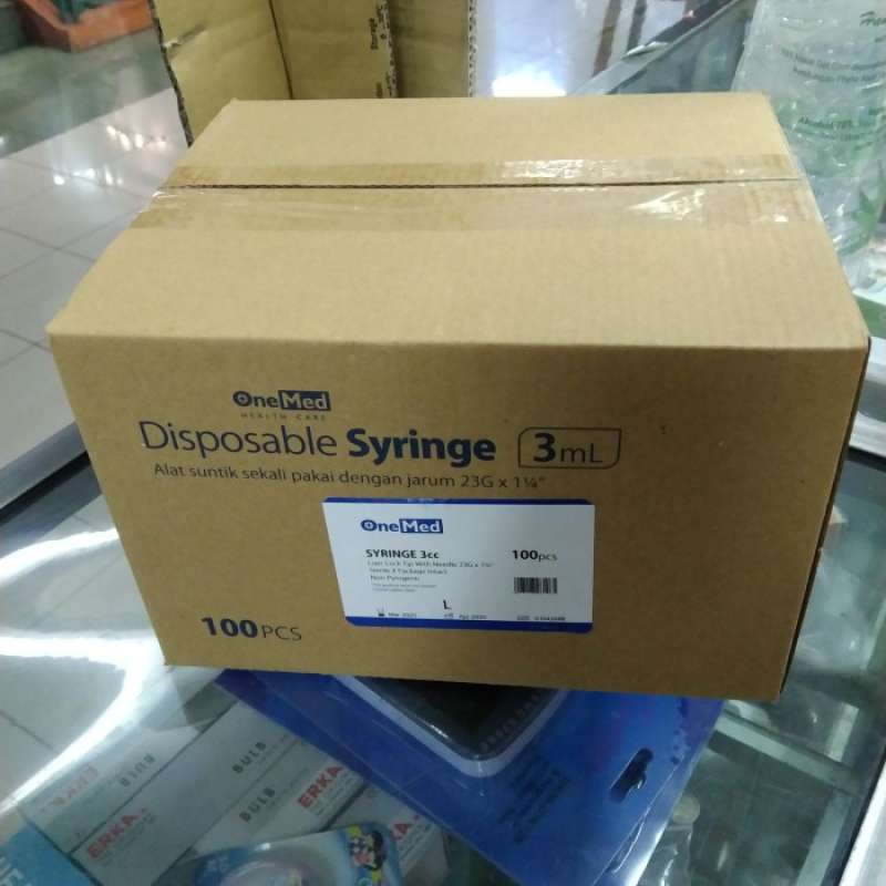 Jual Syringe Spuit 3 Cc/ml Onemed Di Seller Ella Store - Cengkareng ...