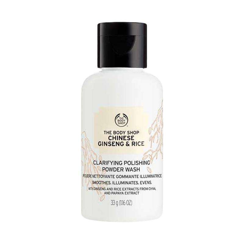 Jual The Body Shop Chinese Ginseng & Rice Clarifying Powder Wash [35 g ...