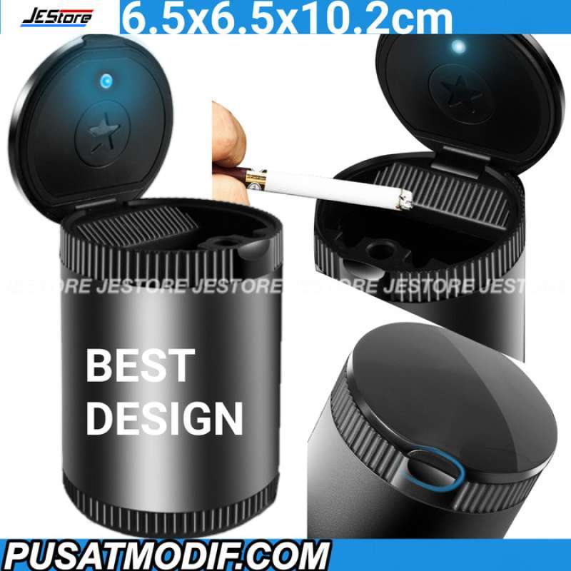 Promo PREMIUM CAR ASHTRAY LED DOUBLE GRID ASBAK MOBIL KANTOR TEMPAT ...
