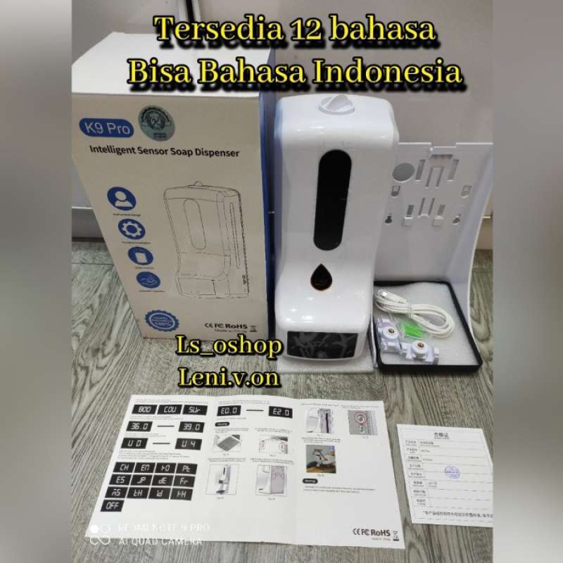 Jual Thermometer Infrared 2in1 Automatic Dispenser Termometer Otomatis ...