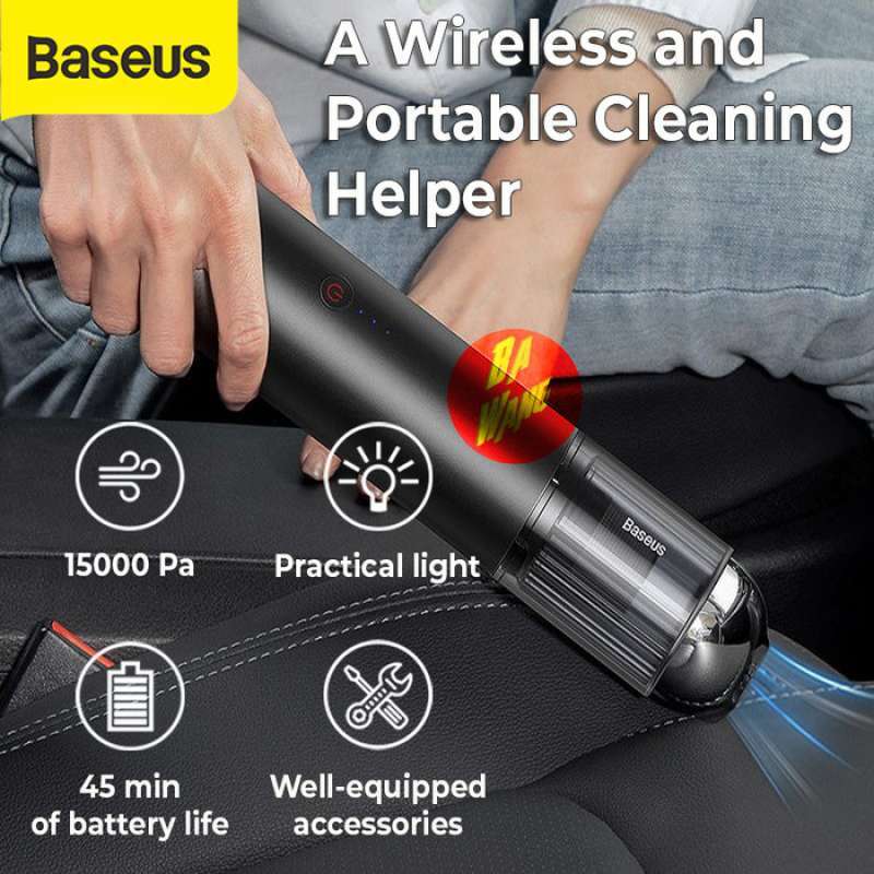 Jual BASEUS Mini Handheld Vacuum Cleaner Penghisap Debu Wireless ...