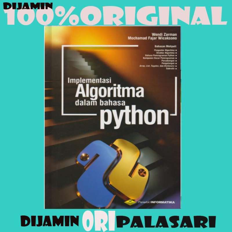 Jual BUKU IMPLEMENTASI ALGORITMA DALAM BAHASA PYTON by Mochamad fajar di Seller ...