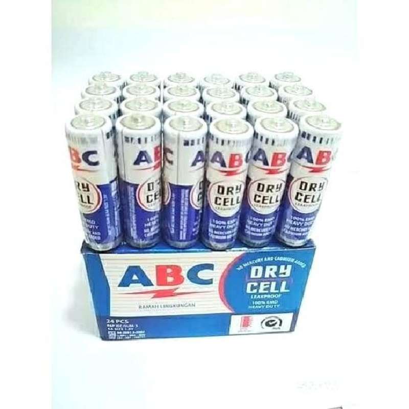 Jual Baterai Battery ABC Biru Ukuran AA Di Seller Aneka Stationery Malang Sukun Kota Malang