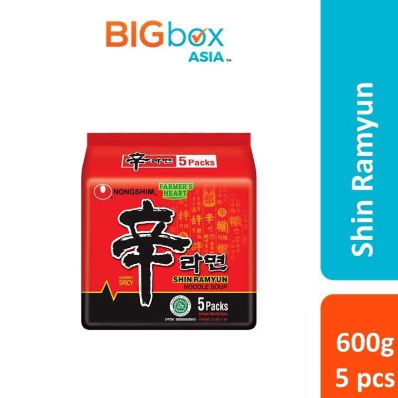 Jual Nongshim Shin Ramyun Mushroom Multipack - 600gr di Seller Paper ...