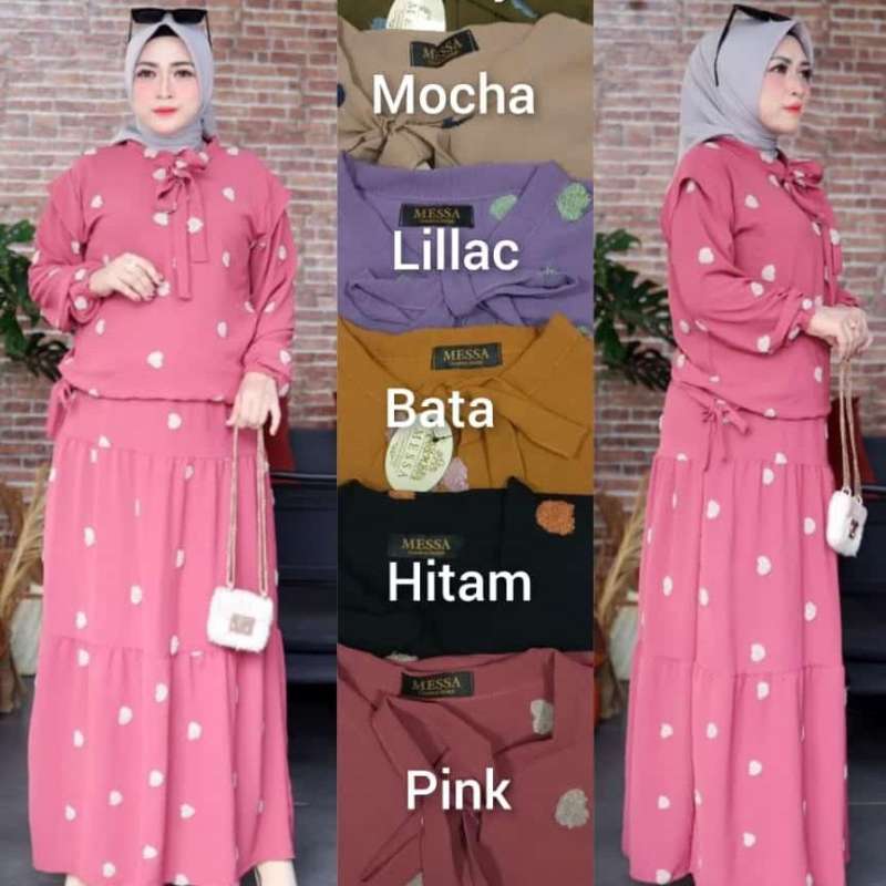 Jual One Set Rok Muslim Bata di Seller Hms store id - Ciroyom, Kota ...