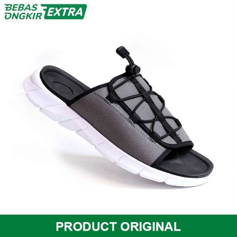 Jual Sandal Pria Walker Soka Grey Original Sendal Slide Pria Casual Ori ...