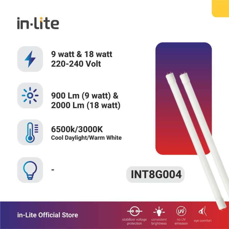 Jual In Lite Int8 G004 9 W Terbaik Juli 2024 - Harga Murah & Gratis ...