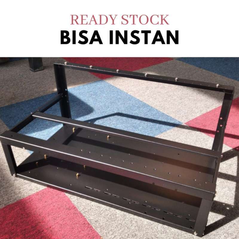 Promo 6 Gpu Vga Mining Case / Frame / Mining Rig Bisa Instan Diskon 10% di Seller ALEXAMIRO ...