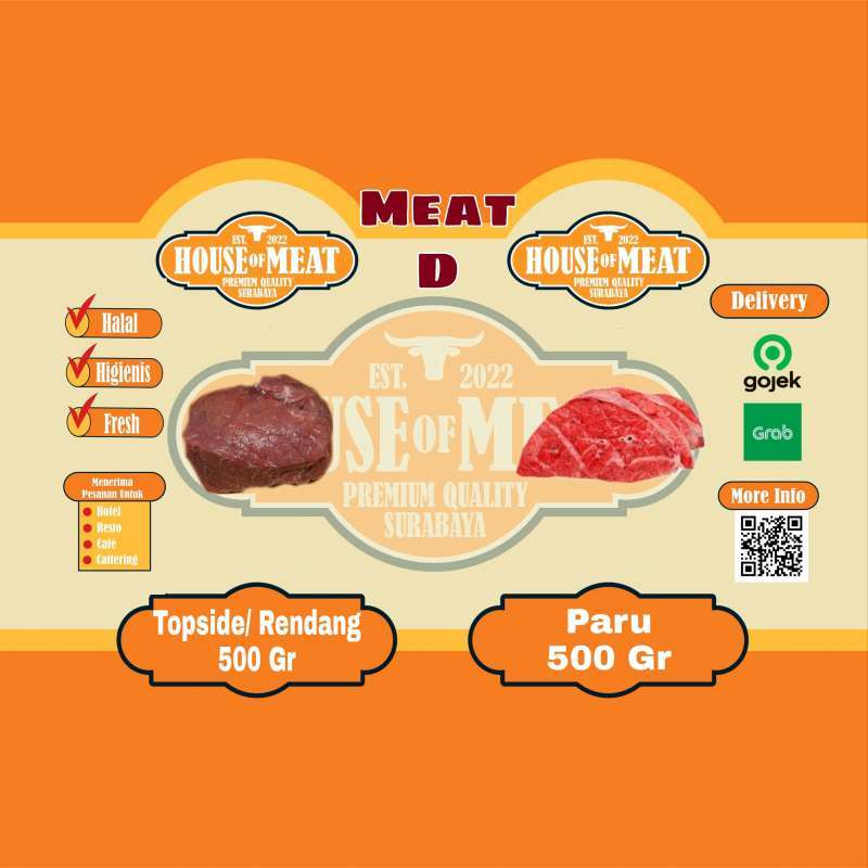 Jual Daging Sapi Topside/ Rendang + Paru Sapi di Seller Houseofmeat ...