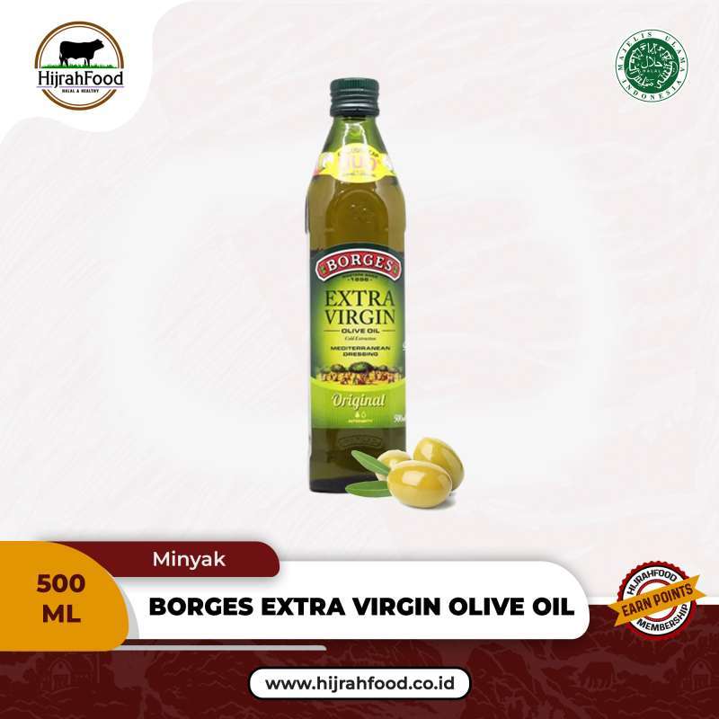 Jual BORGES Extra Virgin Olive Oil | Minyak Zaitun Extra Virgin - 500 ml di Seller Hijrahfood ...