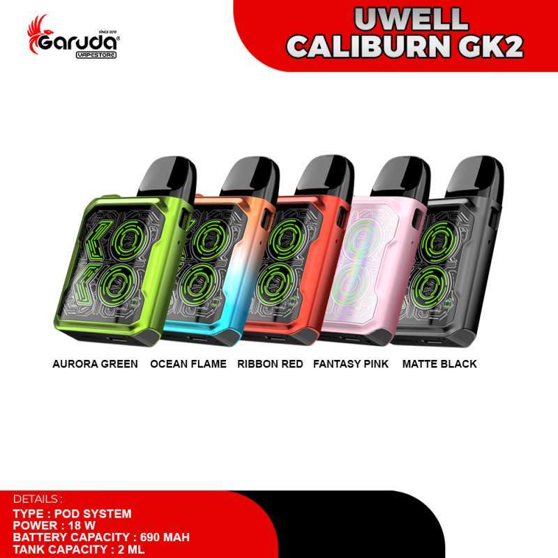 Jual Caliburn GK2 Pod by Uwell 100% Authentic di Seller Garuda Vape ...