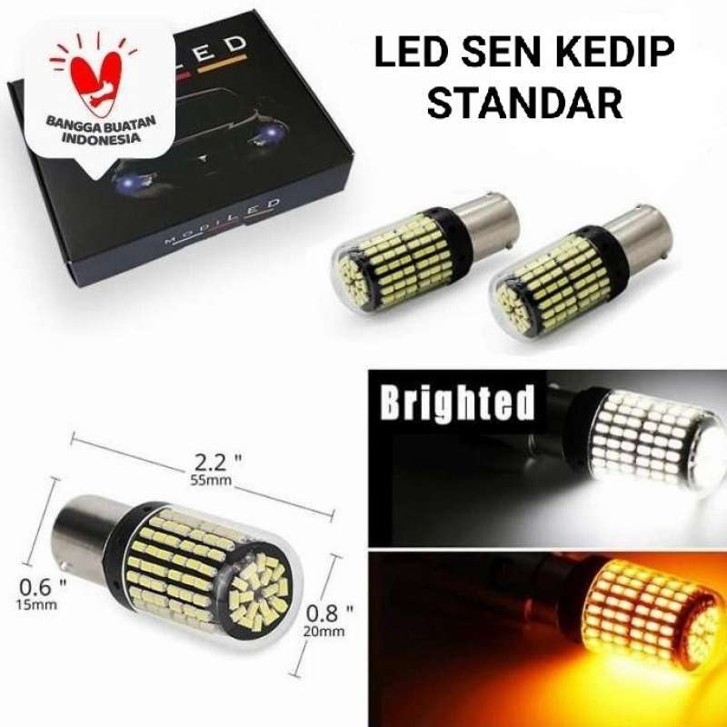 Promo Lampu Led Sen Sein Lampu Mundur 144Titik Canbus S25 Mobil AGYA ...