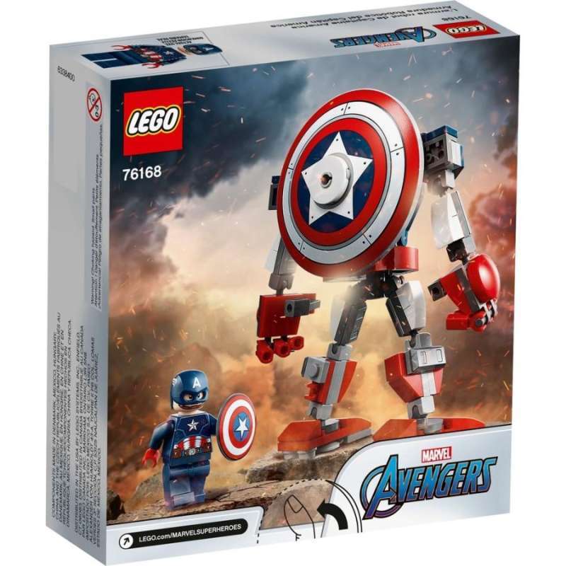 Jual Lego Marvel Avengers 76168 Captain America Mech Amour di Seller ...