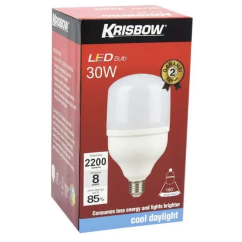 Jual Krisbow LED 30watt - Cool Daylight Putih Lampu Bohlam 30w di ...