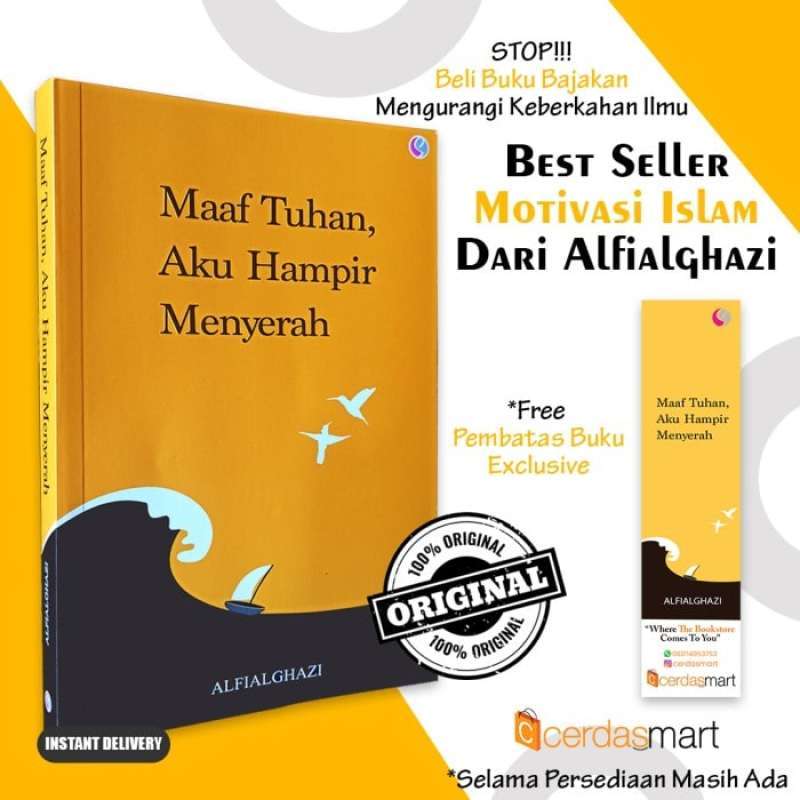 Promo Premium BUKU MOTIVASI ISLAM MAAF TUHAN AKU HAMPIR MENYERAH - Maaf ... Promo Premium BUKU MOTIVASI ISLAM MAAF TUHAN AKU HAMPIR MENYERAH - Maaf ...