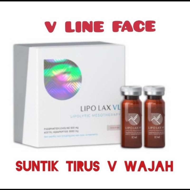 Jual ECERAN LIPOLAX VL VSHAPE V LINE SUNTIK TIRUS WAJAH LEMAK PIPI ...