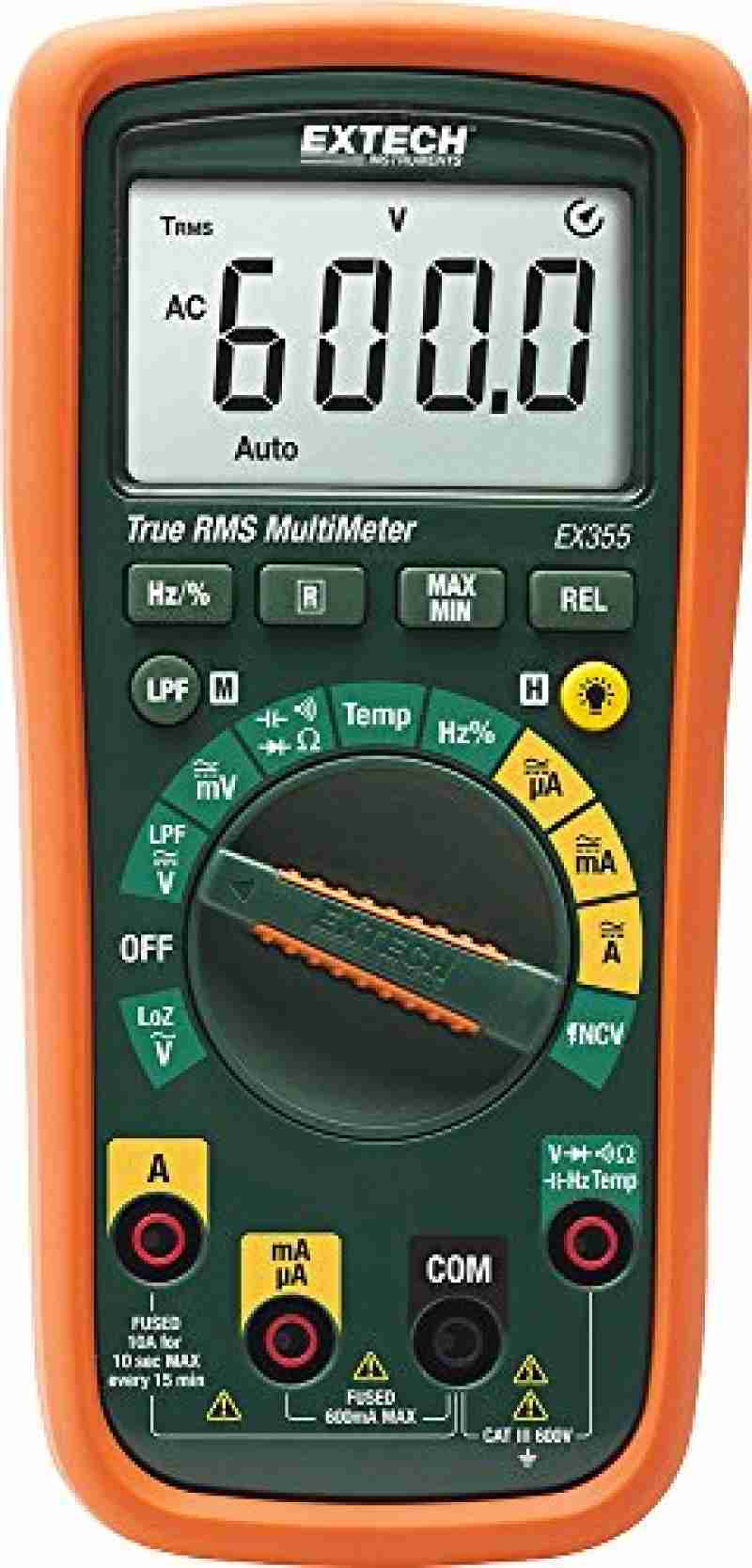 Promo Extech EX355 True RMS Professional MultiMeter with NCV and ...