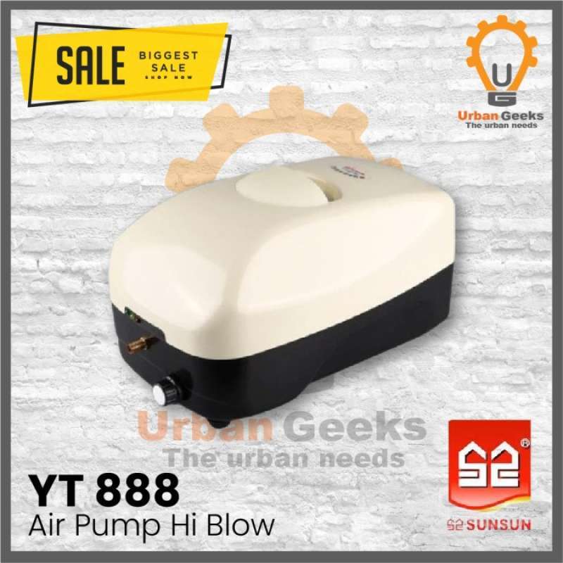 Promo Air Pump Aerator Sunsun YT 888 YT 898 Pompa Air AC DC Diskon 23% di Seller Kamupet - Duri ...