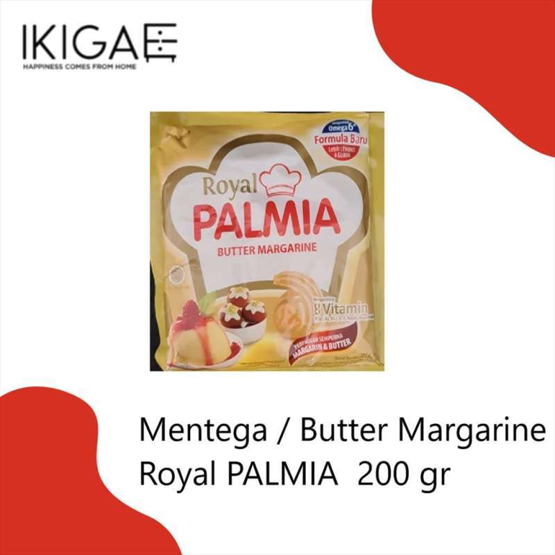 Jual Royal Palmia Mentega / Butter Margarine Sachet 200 Gr - Royal ...