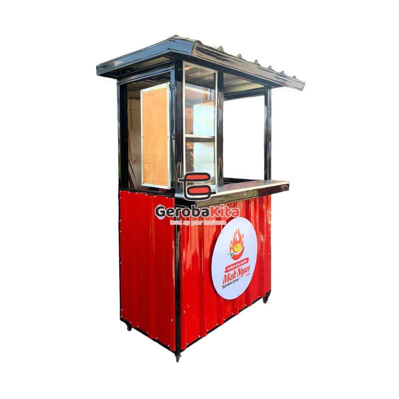 Promo Meja booth / meja booth dengan etalase / meja kuliner Diskon 5% ...