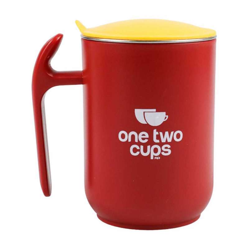 Promo One Two Cups Gelas Kopi Stainless Steel Insulation Sealed Cup ...