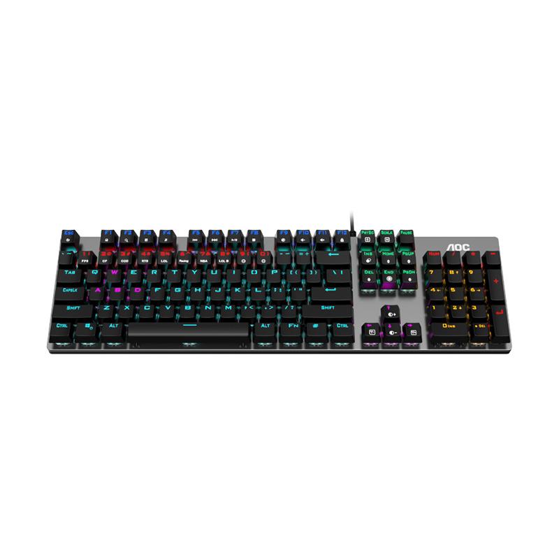 Jual AOC GK410 Mechanical Gaming Keyboard - Grey Silver di Seller AOC ...