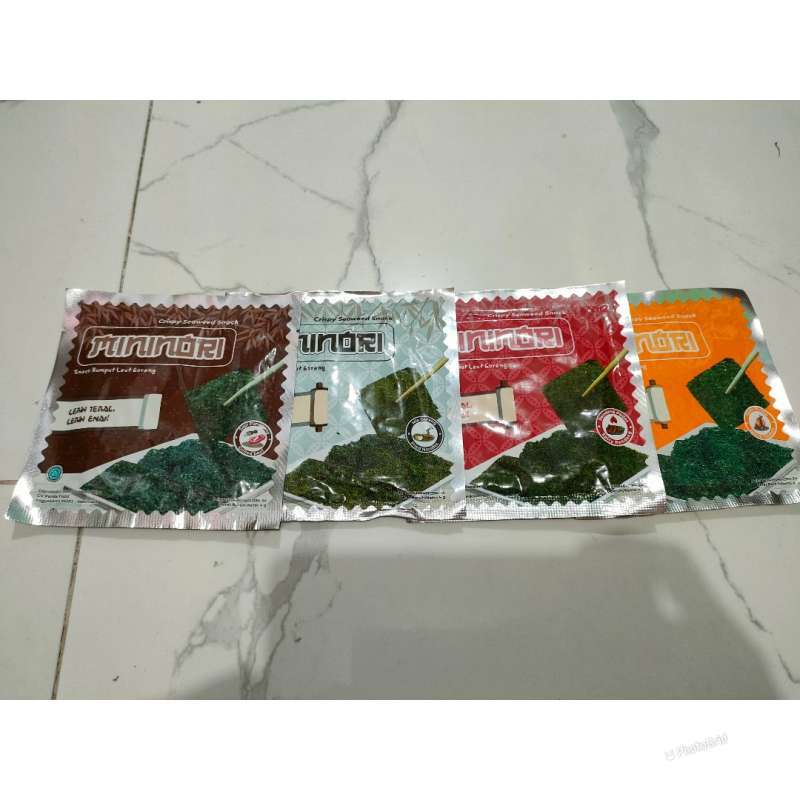Jual Snack Mininori Rumpul Laut Cemilan Rumput Laut Enak dan Murah 1p ...