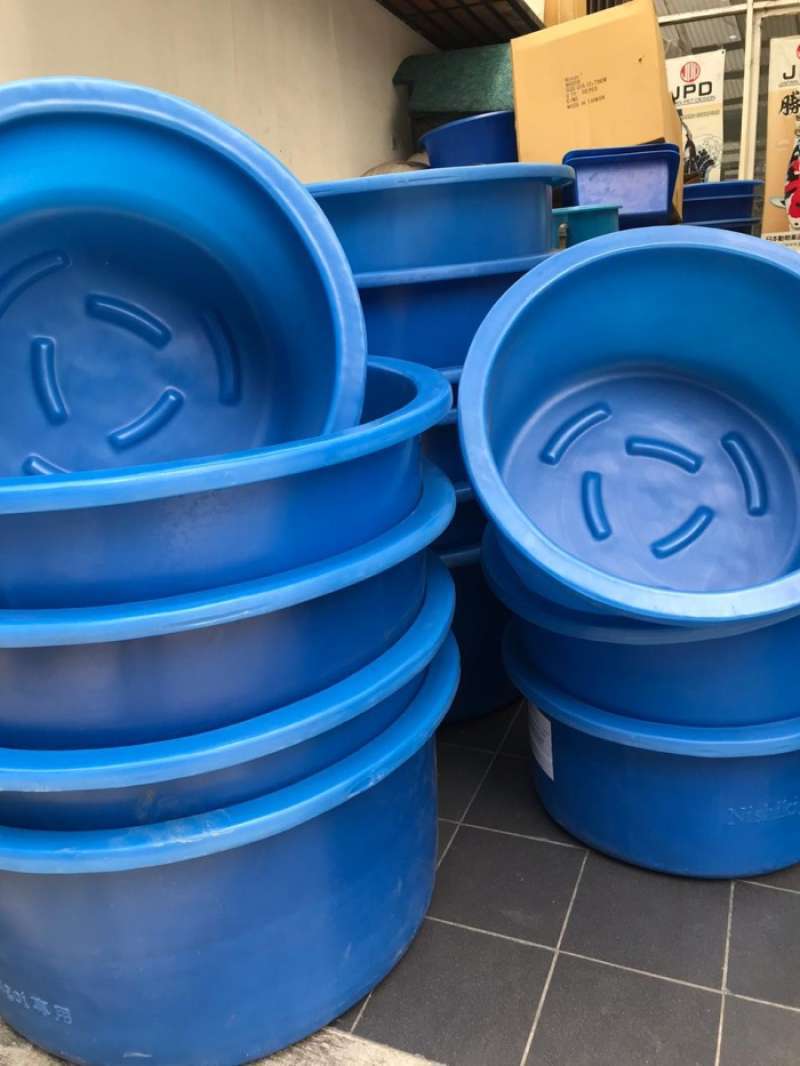 Promo Bak bulat nishikigoi diameter 80cm tinggi 40cm, bak karantina ...