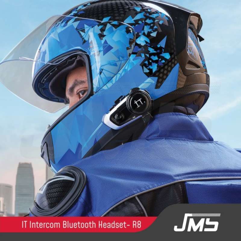 Jual It Intercom Bluetooth Helm R8 - Garansi Tam 15 Bulan - Interkom ...