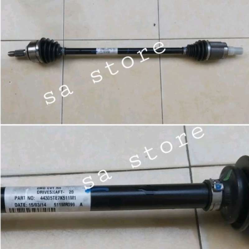 Jual drive shaft cv joint as roda kanan original Honda Mobilio Matic di Seller otomspare55 ...