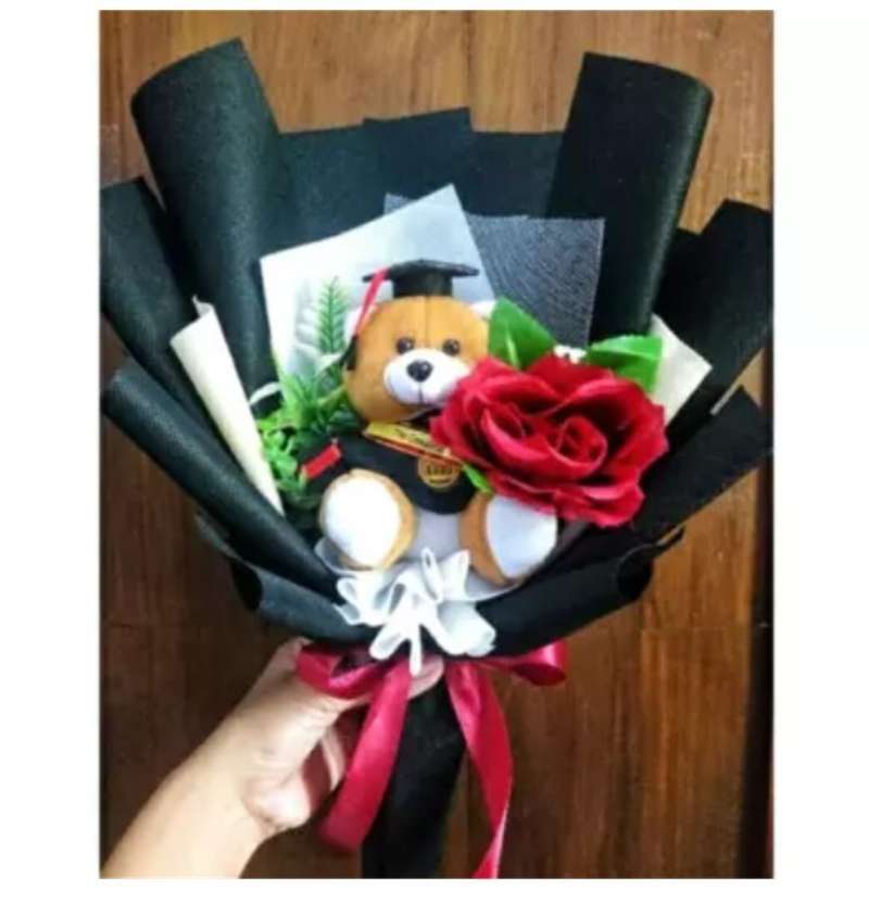 Jual BUKET BUNGA WISUDA / BUKET KEMBANG / Hampers Wisuda di Seller ...