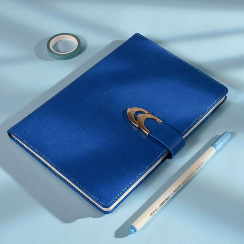 Jual Buku Catatan Kulit A5 Notebook PU Buku Diary Buckle Logam Cetak ...