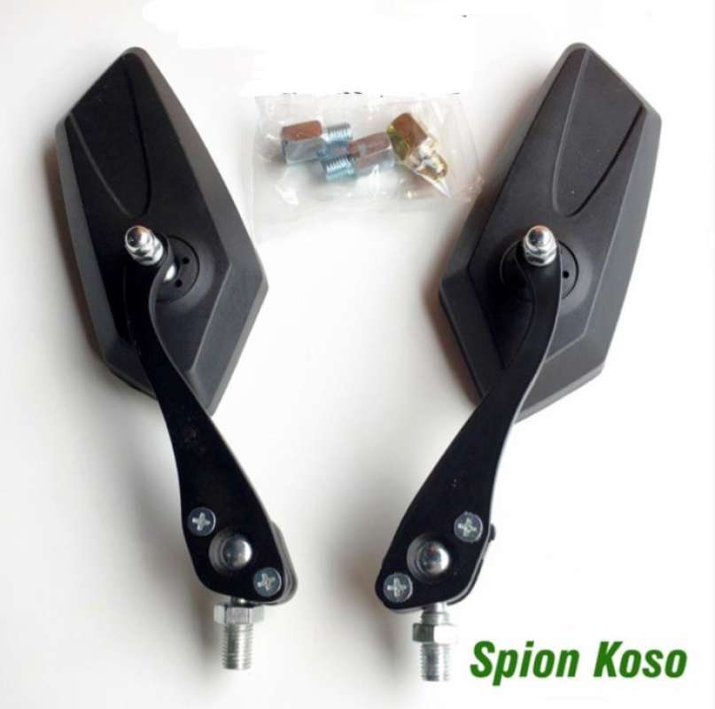 Promo SPION MOTOR MODEL KOSO RIZOMA ELLISSE TANGKAI BESI UNIVERSAL ...