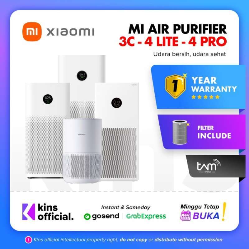 Jual Xiaomi Mi Air Purifier 3C - 3H - PRO OLED Touch Display Global Ver ...