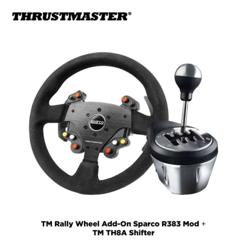 Jual Thrustmaster Rally Wheel Add-On Sparco R383 Mod + TH8A Shifter ...