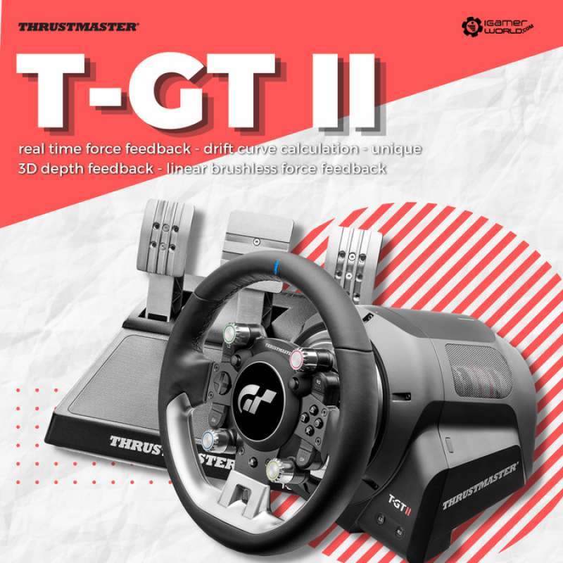 Jual Thrustmaster T-GT II Racing Wheel with Set of 3 Pedals PC / PS4 ...