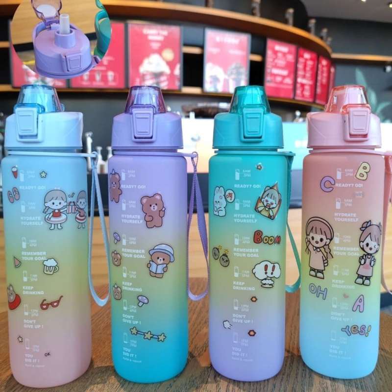Promo Botol minum 1 liter/BOTOL MINUM RAINBOW/Botol Minum viral 1 liter ... Promo Botol minum 1 liter/BOTOL MINUM RAINBOW/Botol Minum viral 1 liter ...
