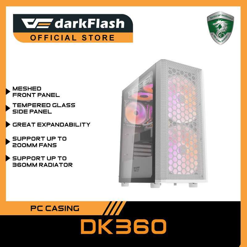 Promo darkFlash DK360 ATX PC Casing [No Fan] Diskon 7% di Seller darkFlash Official Store ...