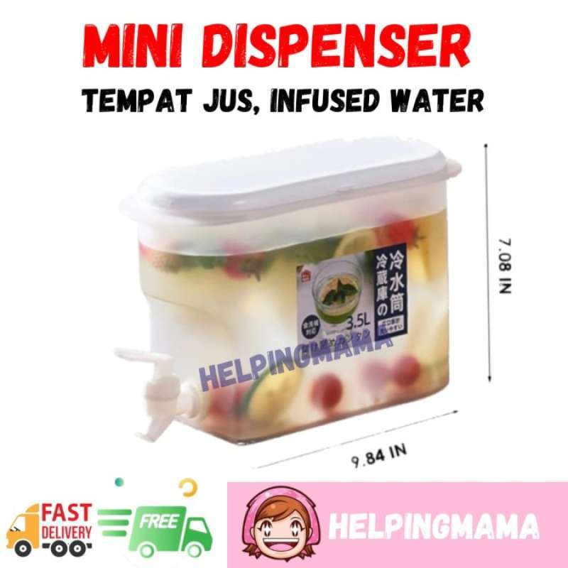 Jual Mini Dispenser Air Minum Jus Infused Water Teko Air Portable Unik ...