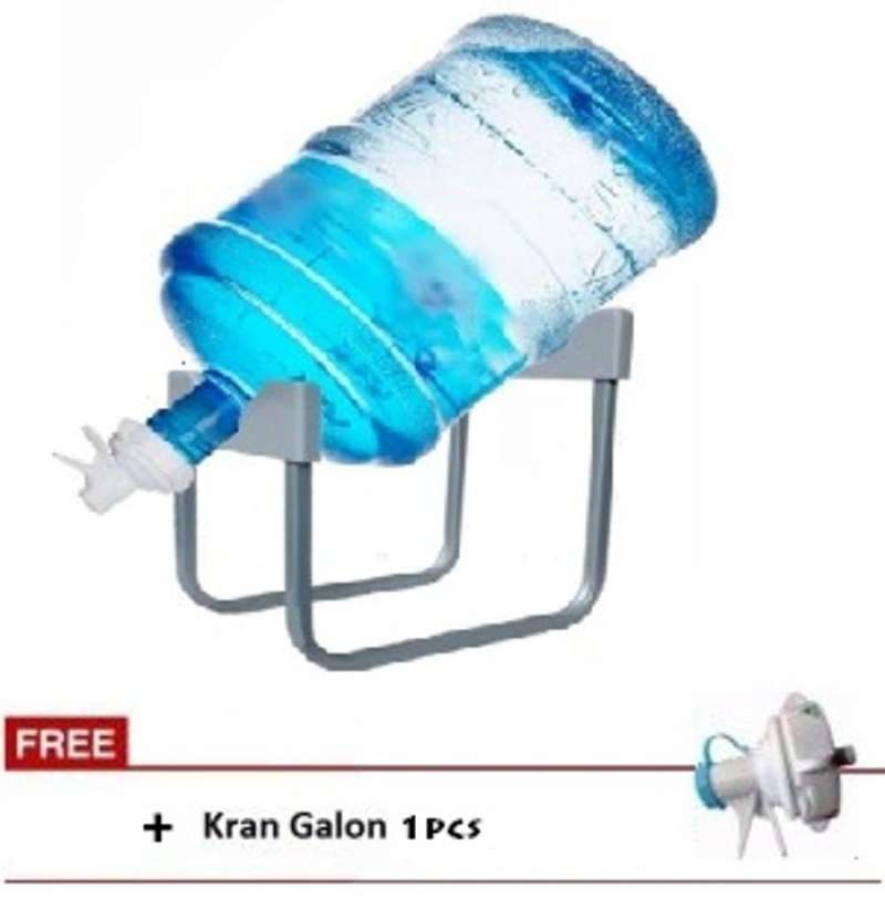 Jual Rak Galon Tatakan Galon + Kran Air Galon / Dispenser Air Galon di ...