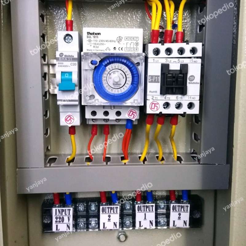 Jual panel timer automatis lampu/timer lampu otomatis di Seller Mirana ...