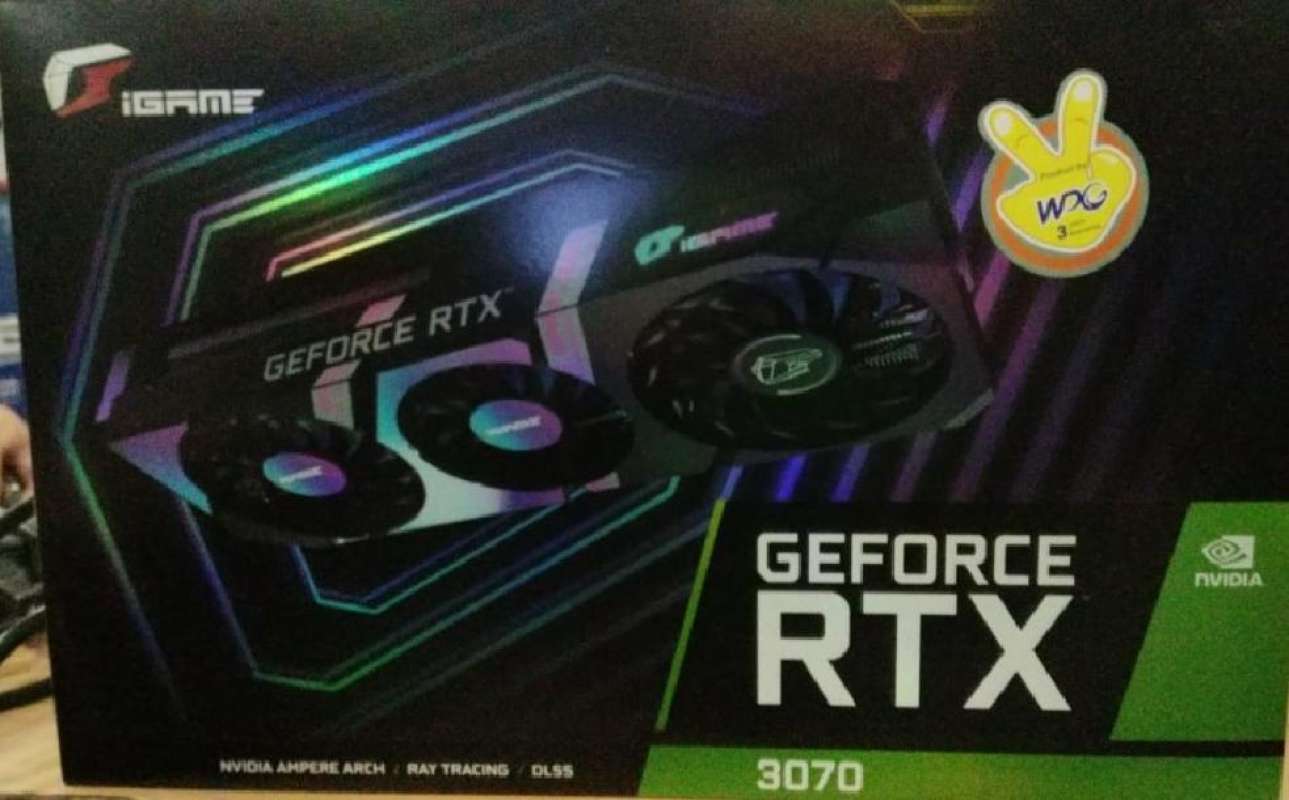 Jual Colorful iGame Geforce RTX 3070 Ultra OC-V 8GB DDR6 256BIT Triple ...