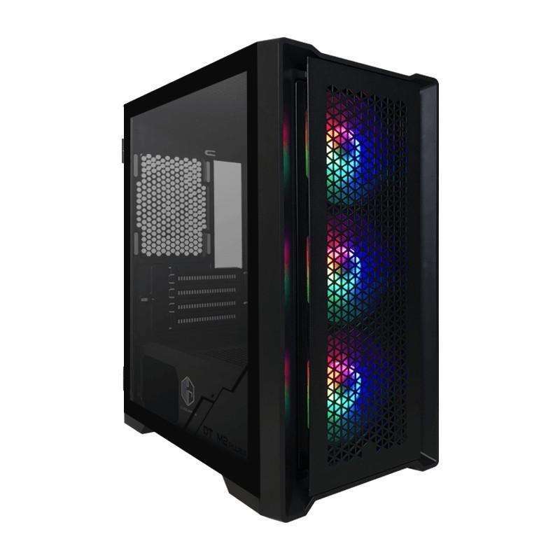 Jual CUBE GAMING ALTA BLACK - mATX - LEFT SIDE GLASS DOOR - PSU COVER ...